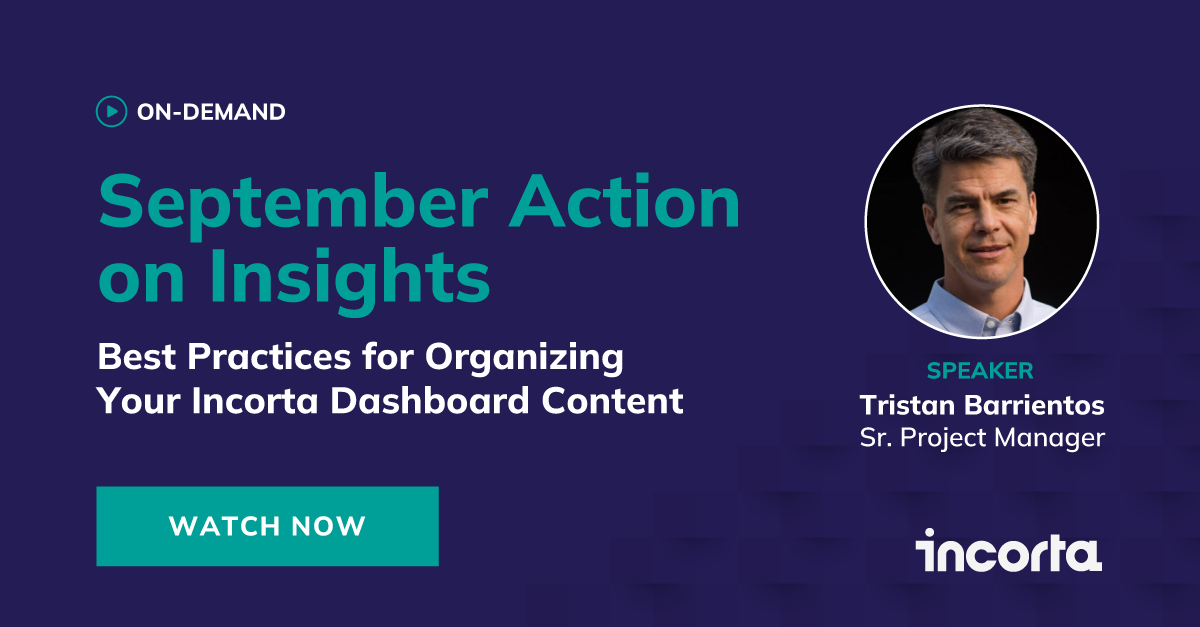 Recording | Best Practices for Organizing Your Incorta Dashboard Content