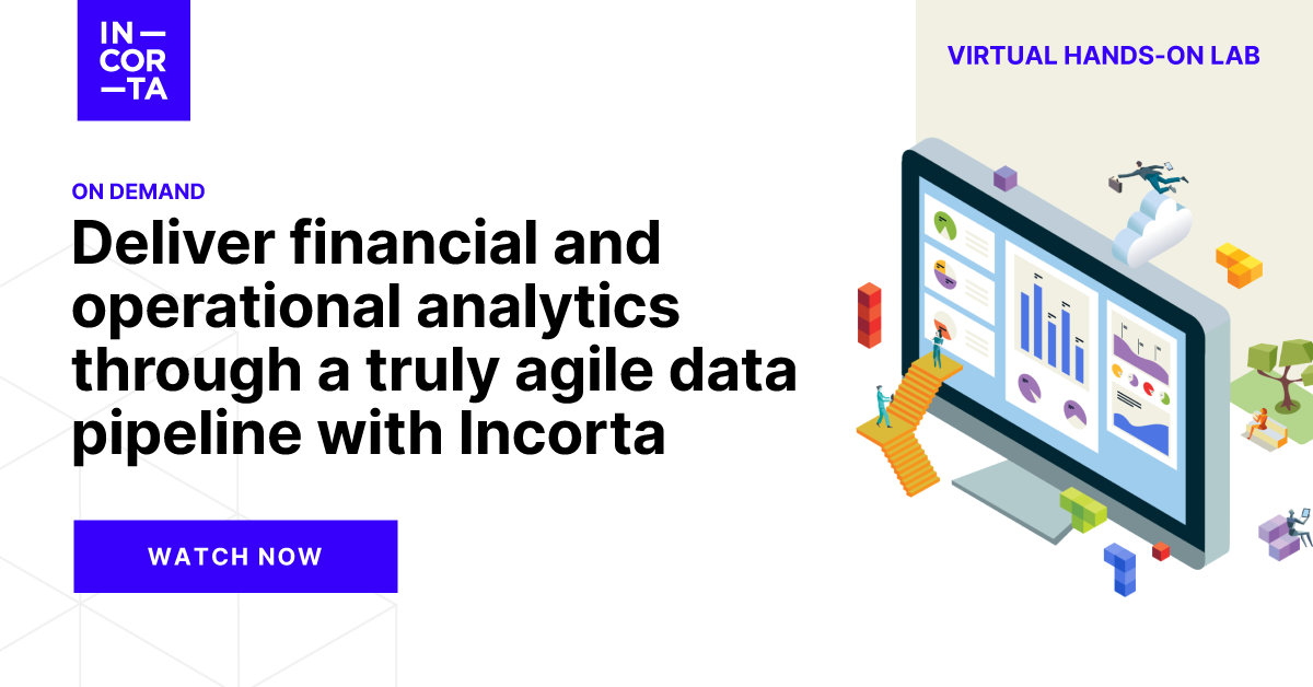 Deliver financial and operational analytics through an agile data pipeline