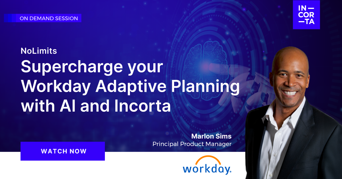 Incorta NoLimits | Supercharge your Workday Adaptive Planning with AI ...